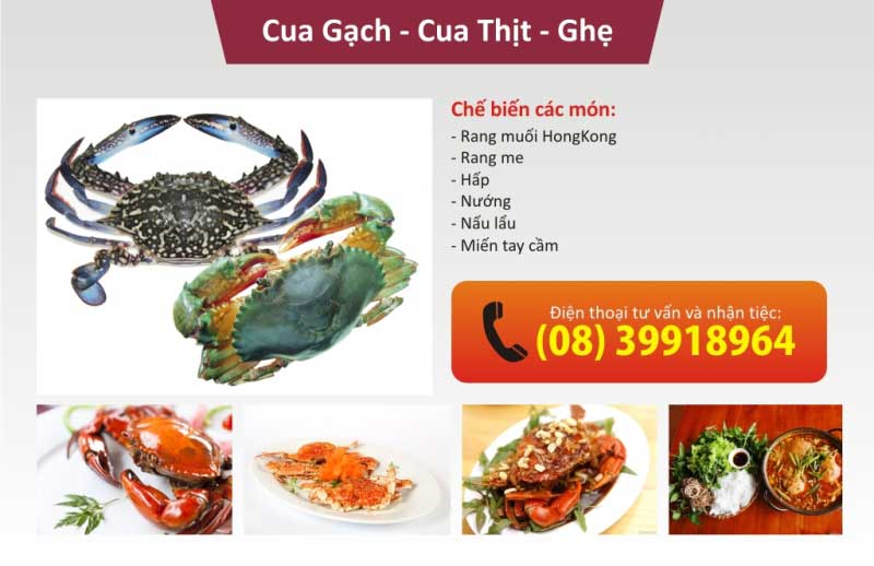 Cua gach cua thit ghe - Nhà hàng Quá Ngon